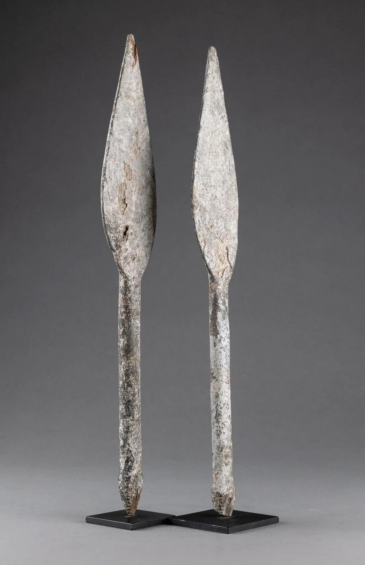 Losso Knife-Form Staffs (pair) | ÆRENA Galleries & Gardens