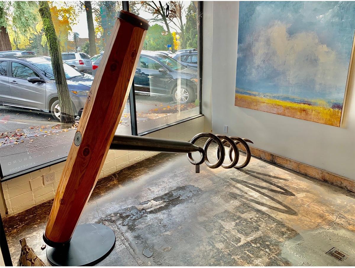 Large Bronze Corkscrew #7 | ÆRENA Galleries & Gardens